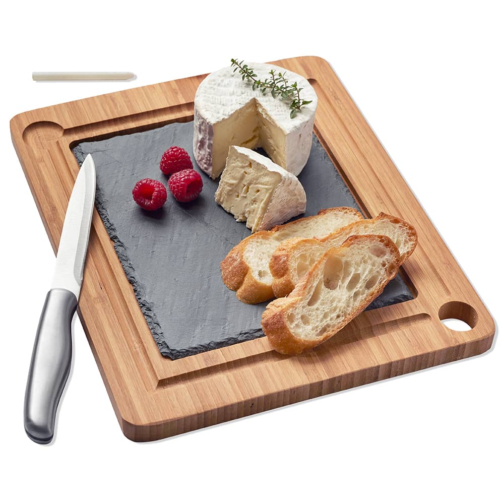 Slate and Bamboo Serving Board #75-062 | Epic Products