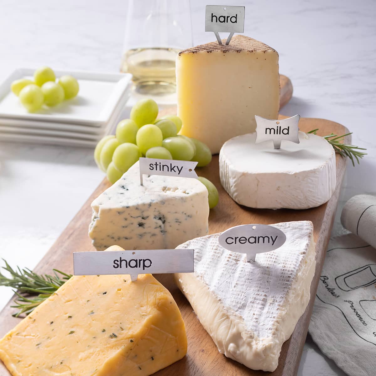 Stainless Cheese Markers #36073 | IWA Wine Accessories