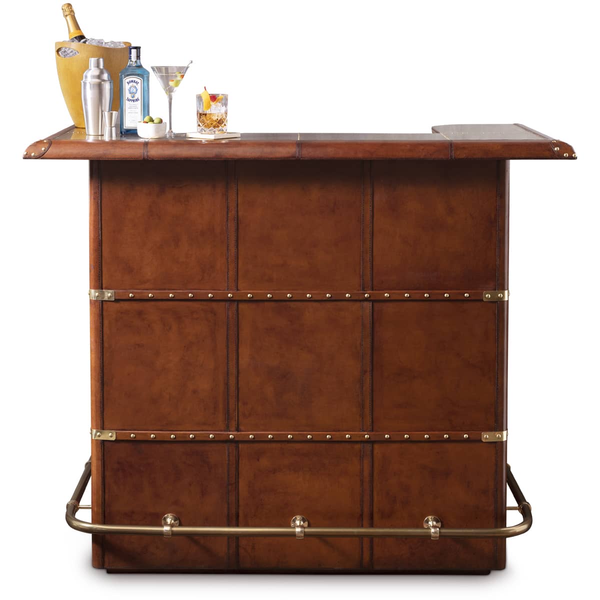 Leather home bar store
