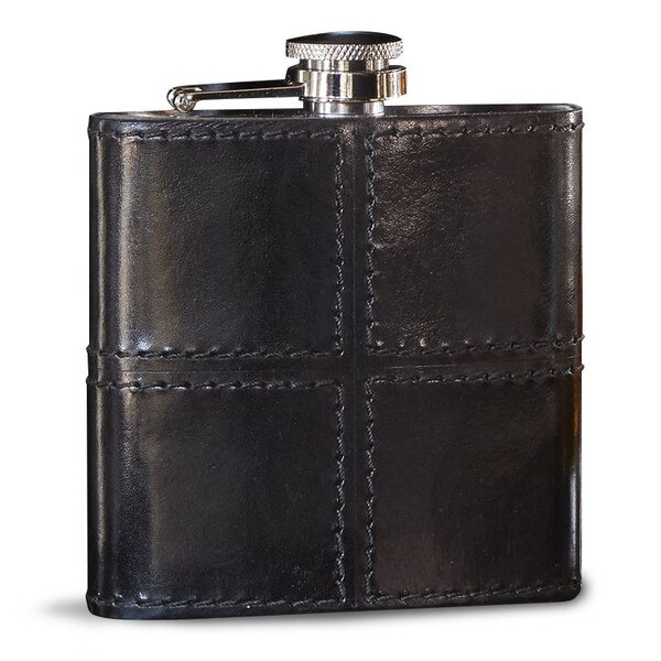 Leather Flask #25677 | IWA Wine Accessories