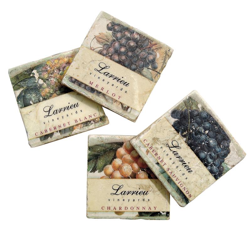 Personalized Marble Coasters #6571 | IWA Wine Accessories