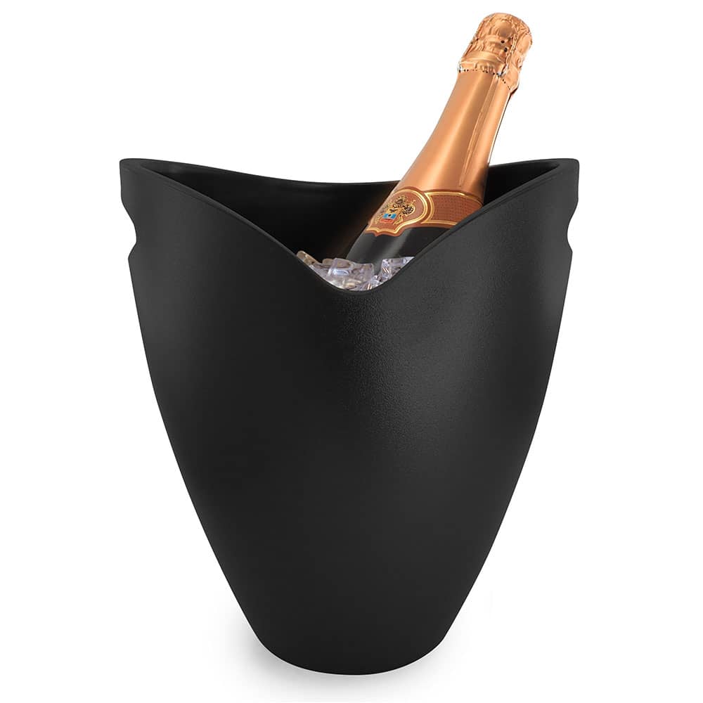 Pulltex Modern Ice Bucket Black #36439 | IWA Wine Accessories