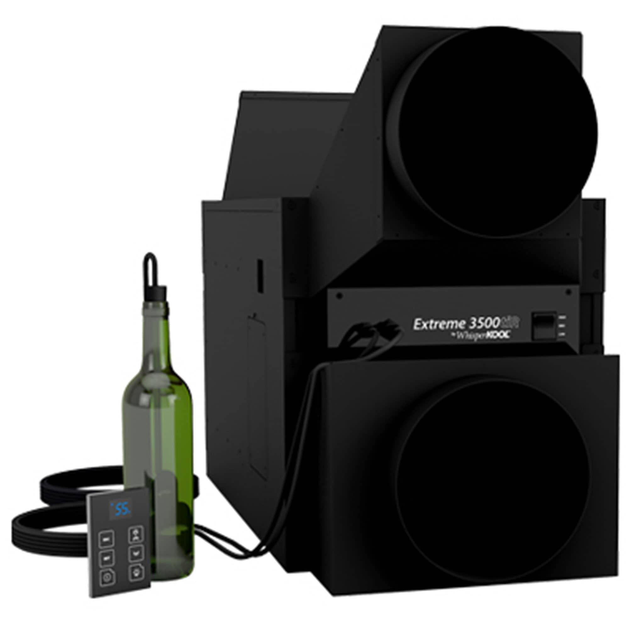WhisperKOOL Extreme 3500tiR with Plenums 16169 | IWA Wine Accessories
